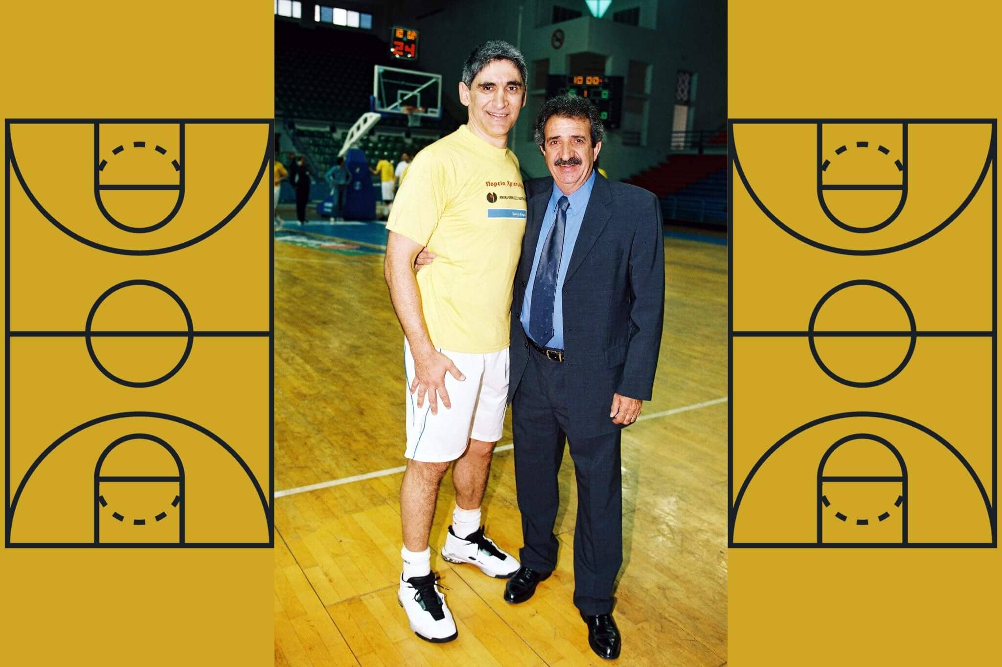 😉 Μια φωτογραφία που θα «κατεβάσει» ο Τάκης Λύρας! - BasketBall Stories