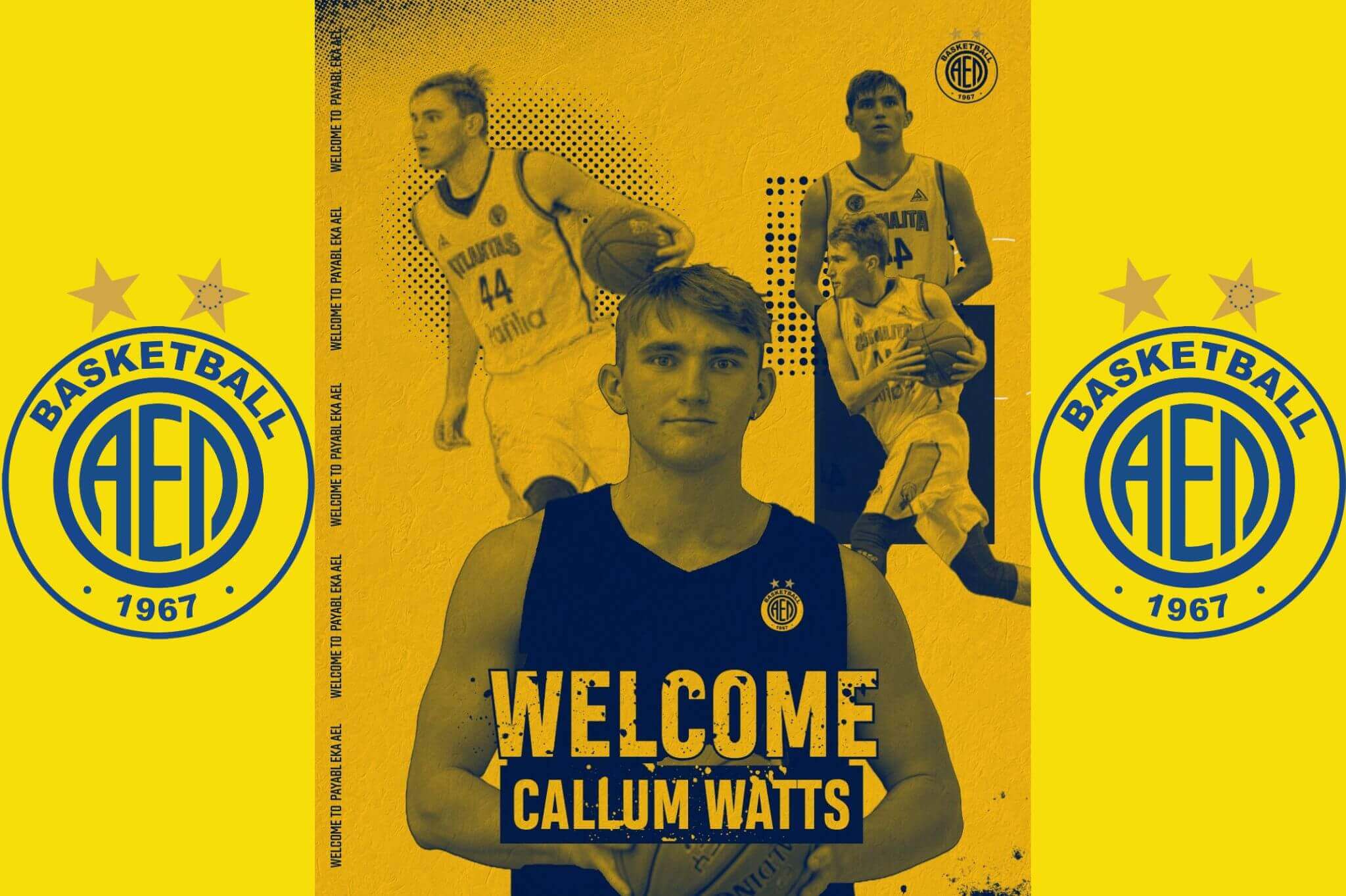 Callum Watts από τα Γαλαζοκίτρινα στα… Γαλαζοκίτρινα! - BasketBall Stories